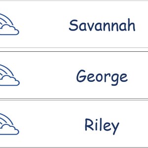 Blue Boho Classroom Decor Set Includes: calendar set | Etsy