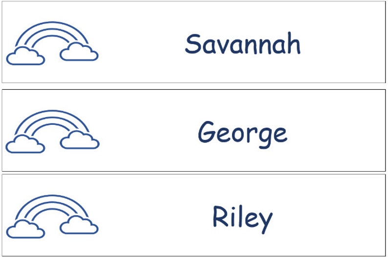 Blue Boho Classroom Decor Set Includes: calendar set | Etsy