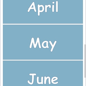 Blue Boho Classroom Decor Set Includes: calendar set | Etsy