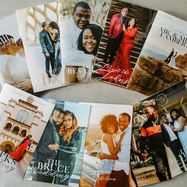 Magazine Invitation - Etsy