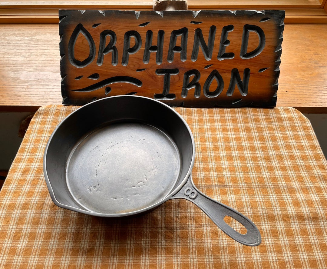 1800’s #8 Single Spout Cast Iron Skillet - Etsy