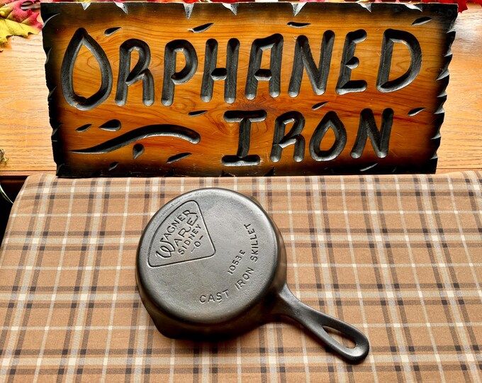 RARE! Wagner Ware #3 Pie Logo Cast Iron Skillet - Etsy