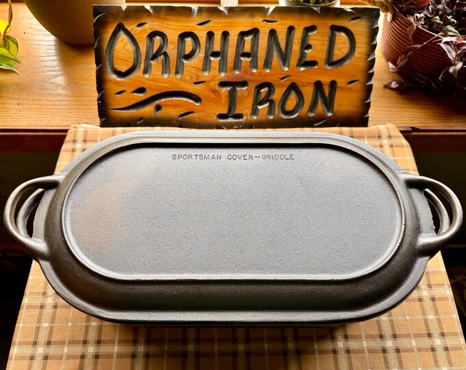 Rare! Lodge Deep Sportsman Fish Fryer With Griddle Lid - Etsy