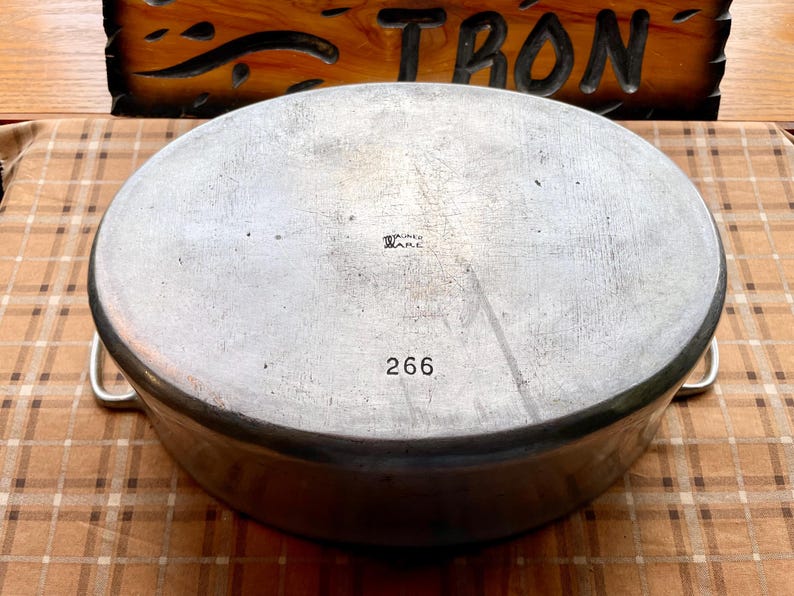 Wagner Ware Aluminum Oval Roaster Dutch Oven - Etsy