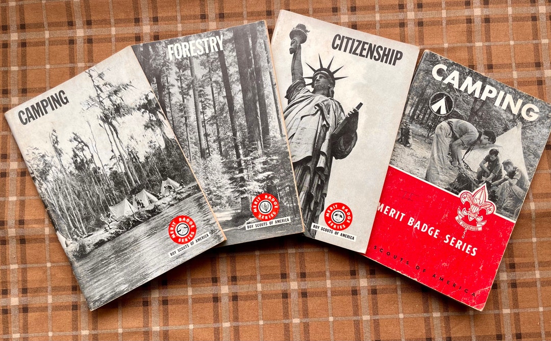 Vintage Boy Scouts of America Camping Forestry Citizebship Books - Etsy