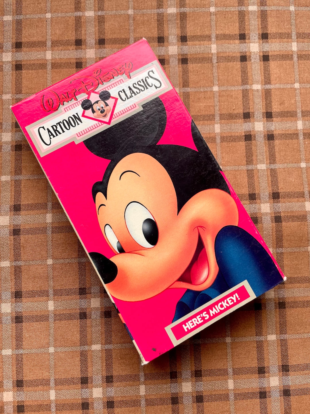 Walt Disney Heres Mickey Vhs Cartoon Classics Etsy