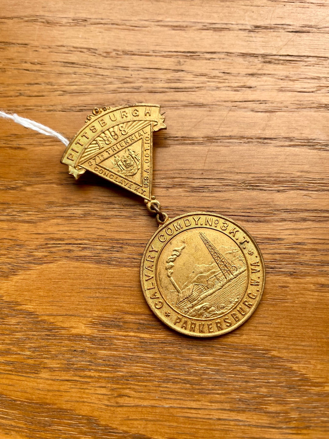 1898 Pittsburgh 27th Triennial Conclave Knights Templar Calvary ...