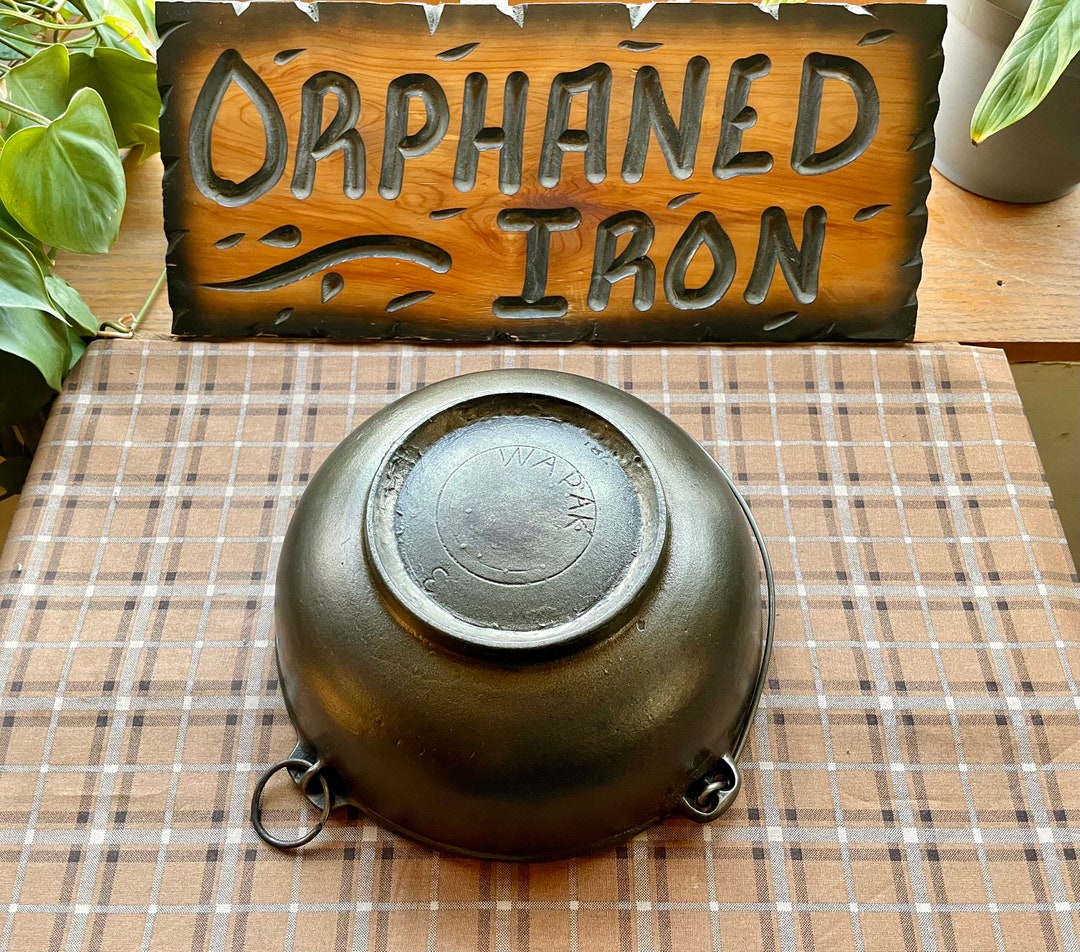 Rare! Wapak #3 Arc Logo Cast Iron Scotch Bowl - Etsy