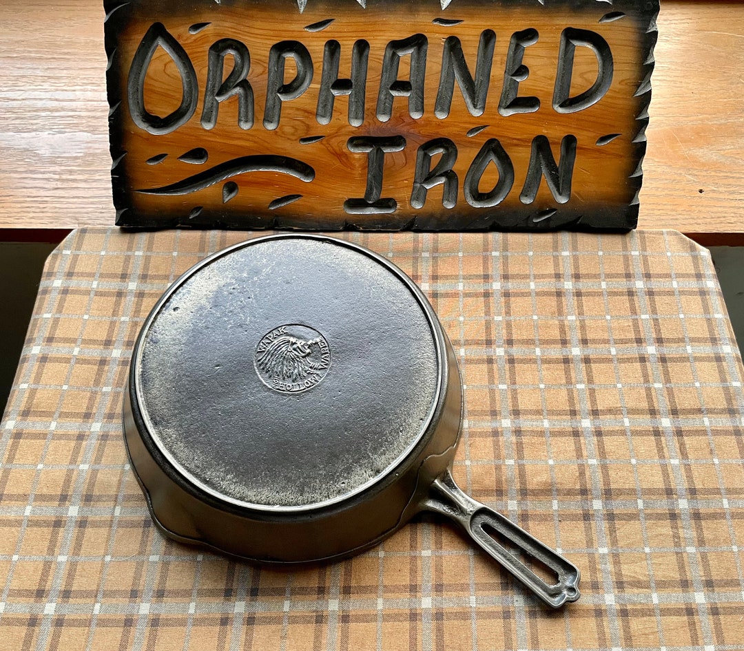 Rare Wapak 8 Indian Head Cast Iron Skillet - Etsy