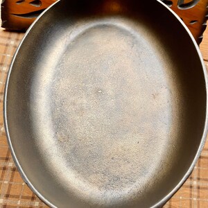 WOW! Griswold #15 Oval Fish Pan Large Block Logo Cast Iron Skillet - Etsy