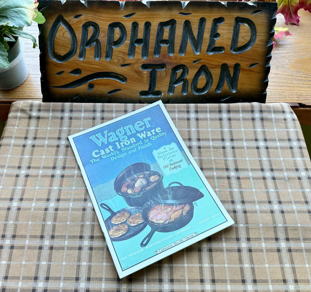 1931 Wagner Ware Cast Iron Ware Catalog 58 Reprint Book - Etsy