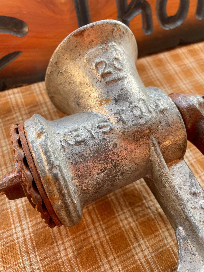 Keystone Cast Iron Food Chopper Meat Grinder - Etsy