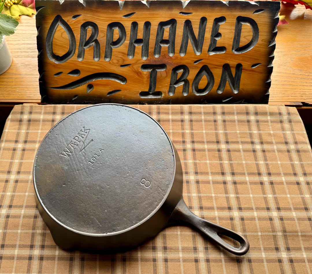 Wapak #8 “Z” Logo Cast Iron Skillet - Etsy