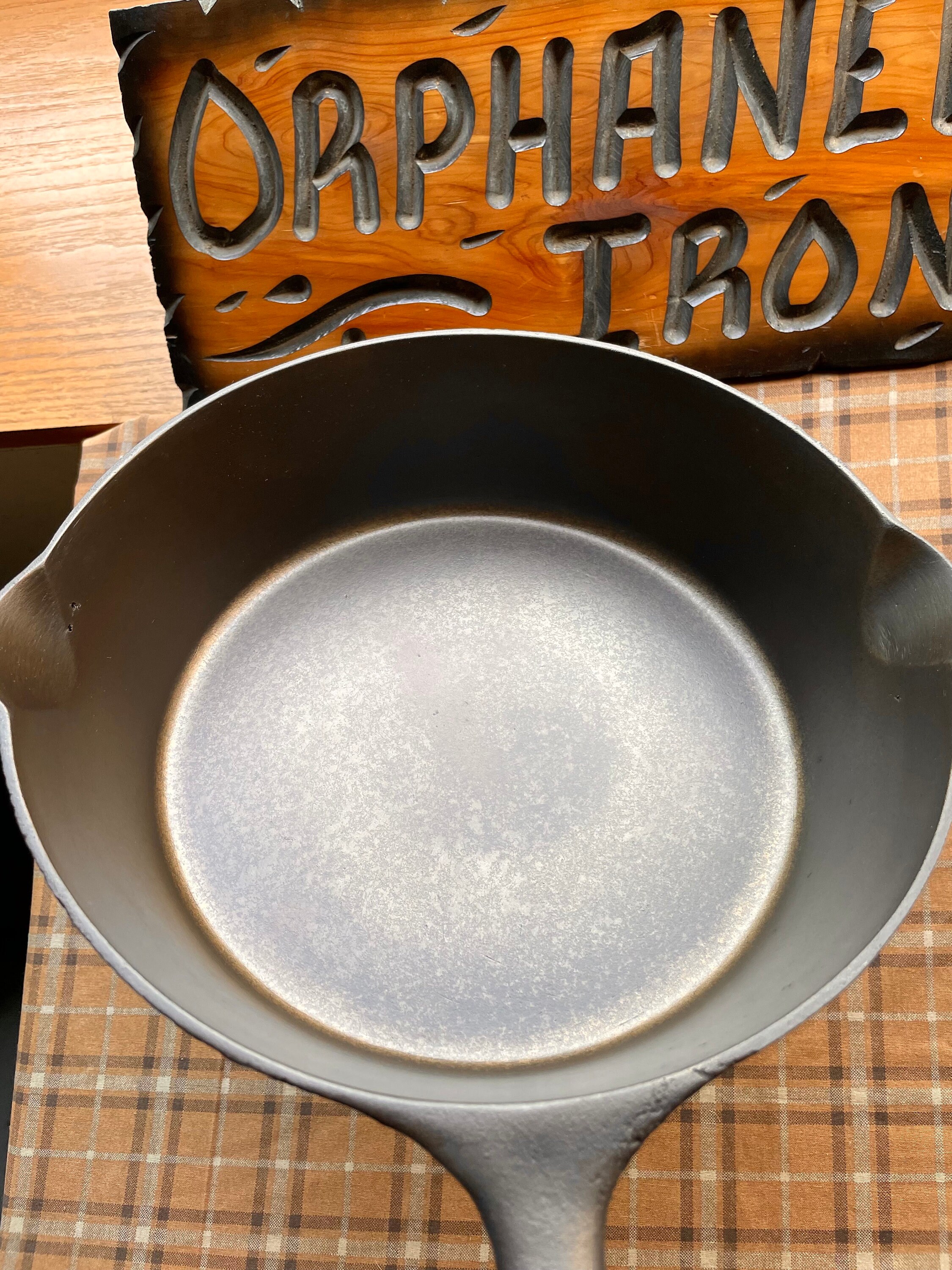 RARE!! Wapak #8 Deep Block Logo Cast Iron Skillet - Etsy