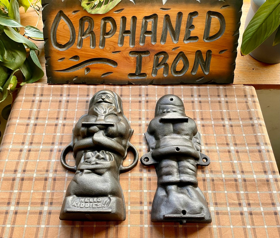 Reproduction Griswold Santa Claus Cake Mold Cast Iron Baking Set - Etsy