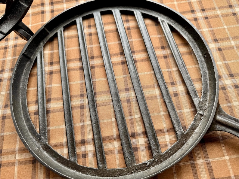 RARE! Russell’s Patent 1867 Hinged Cast Iron Double Broiler Pan - Etsy