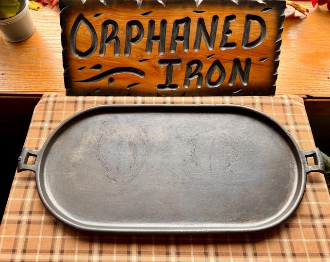 1800’s Raised #8 Long Griddle Cast Iron Cookie Sheet - Etsy