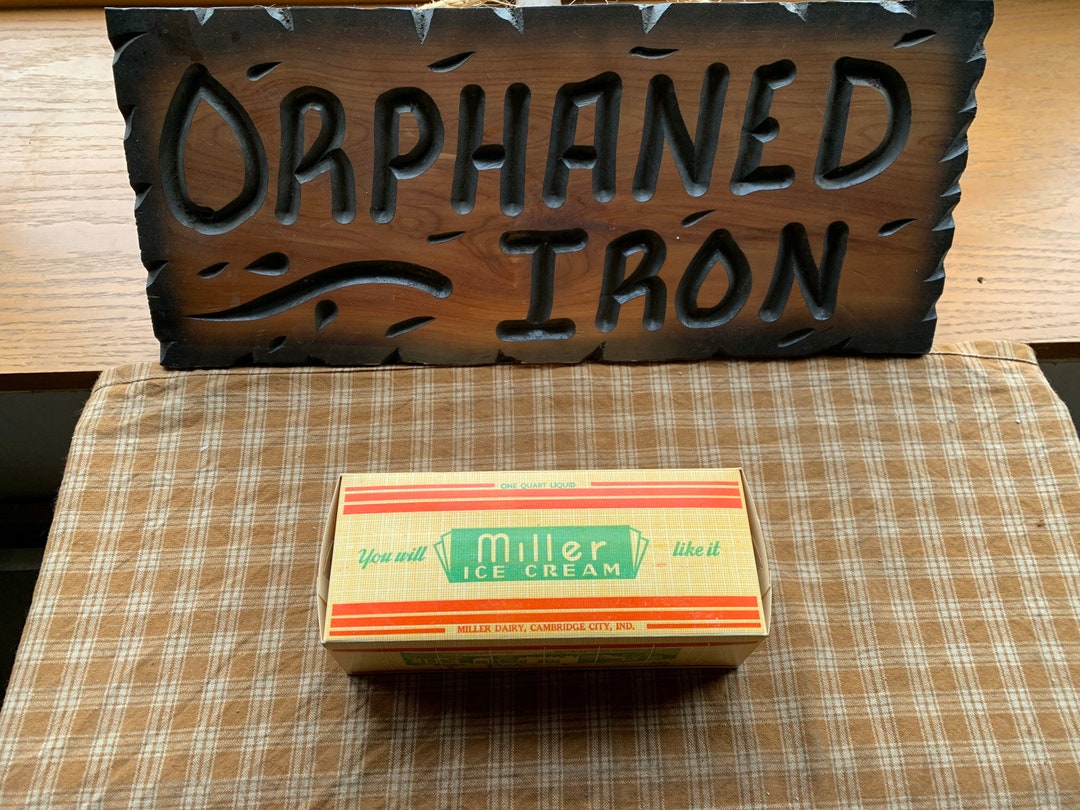 Vintage Miller Ice Cream One Quart Box - Etsy
