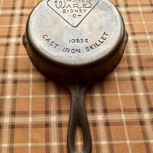 RARE Wagner Ware 3 Pie Logo Cast Iron Skillet - Etsy