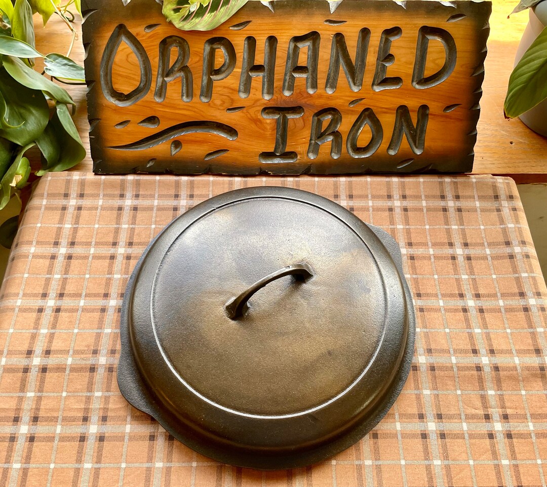 Griswold #10 Small Block Logo Cast Iron Skillet Cover Basting Lid - Etsy