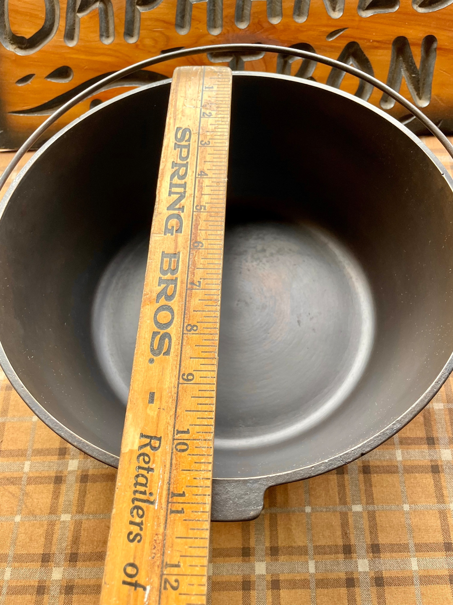 Rare! Favorite Piqua Ware #4 Smiley Logo Cast Iron French Bowl - Etsy