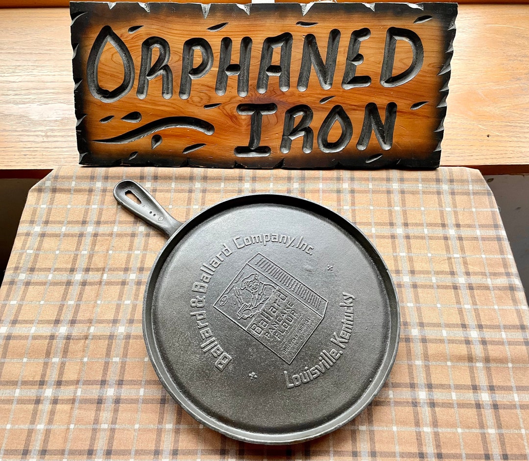 Rare Martin 10 Ballard Advertising Cast Iron Griddle - Etsy