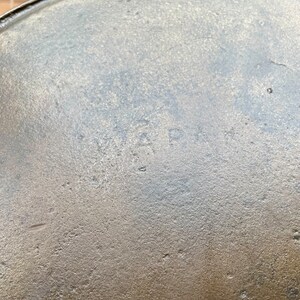Rare! Wapak #12 Block Logo Cast Iron Skillet - Etsy