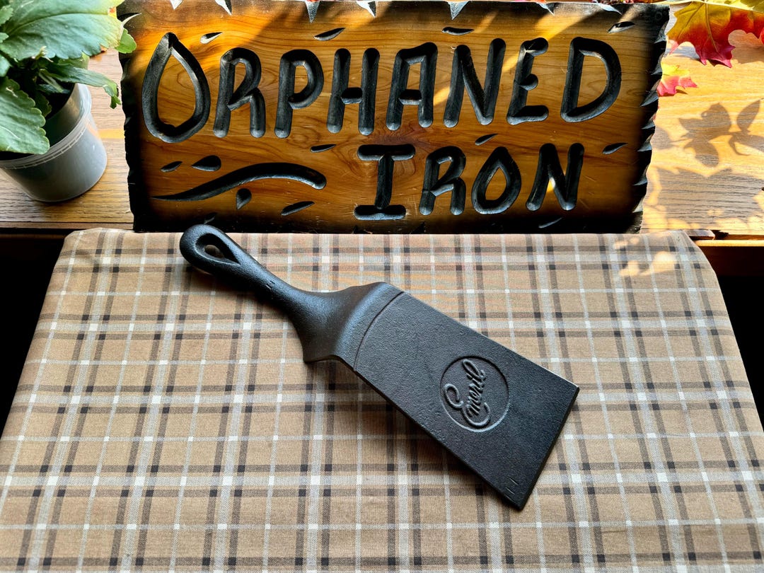 SPATULA Vintage Emril Repurposed Cast Iron Skillet Spatula - Etsy