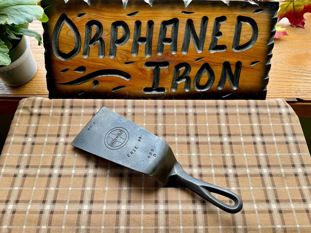 SPATULA! Griswold #6 Small Block Logo Repurposed Skillet Spatula - Etsy