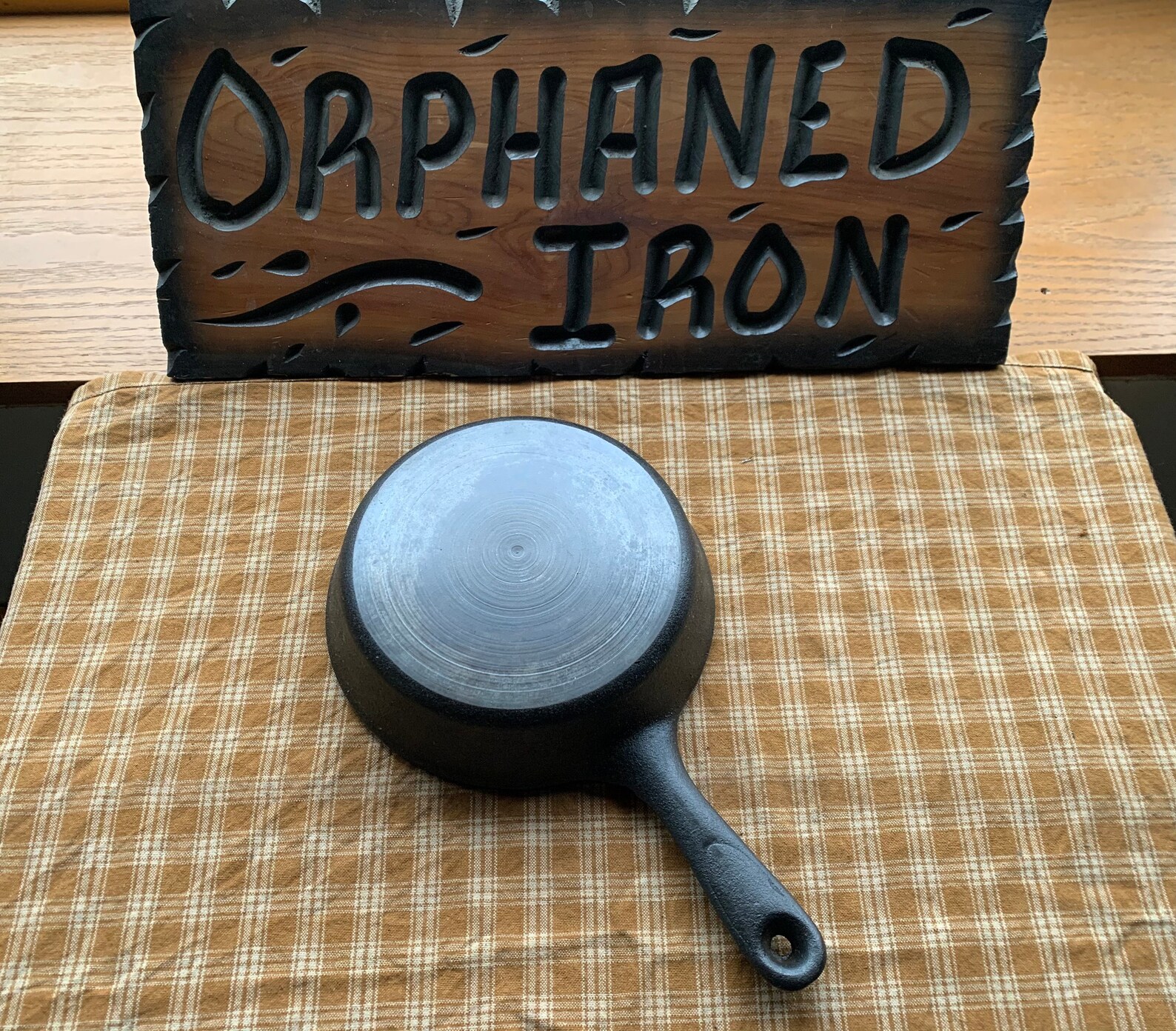 AB&I 7 Milled Bottom Cast Iron Skillet | Etsy