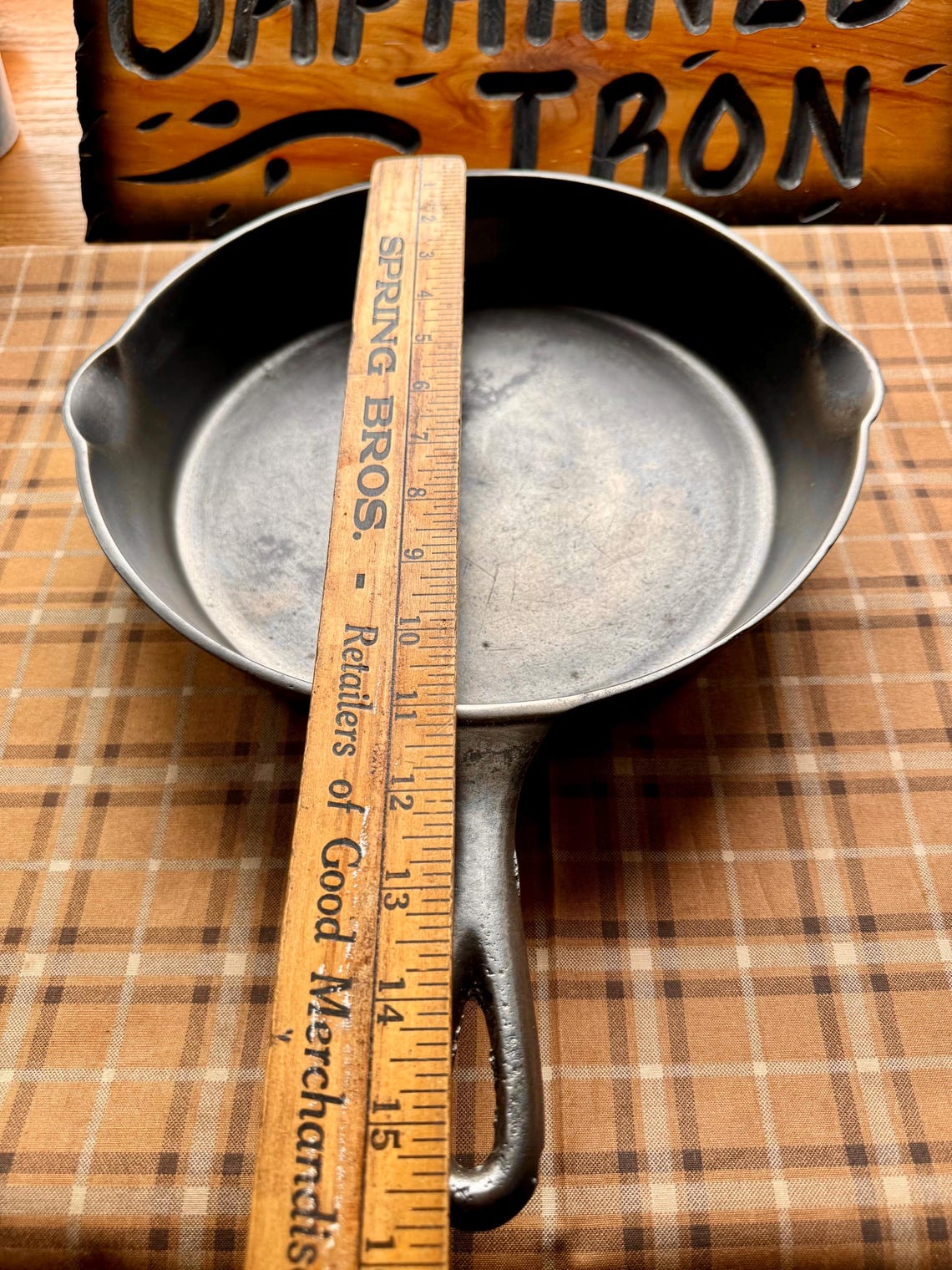 Rare! the Favorite #9 Columbus Hollow Ware Cast Iron Skillet - Etsy