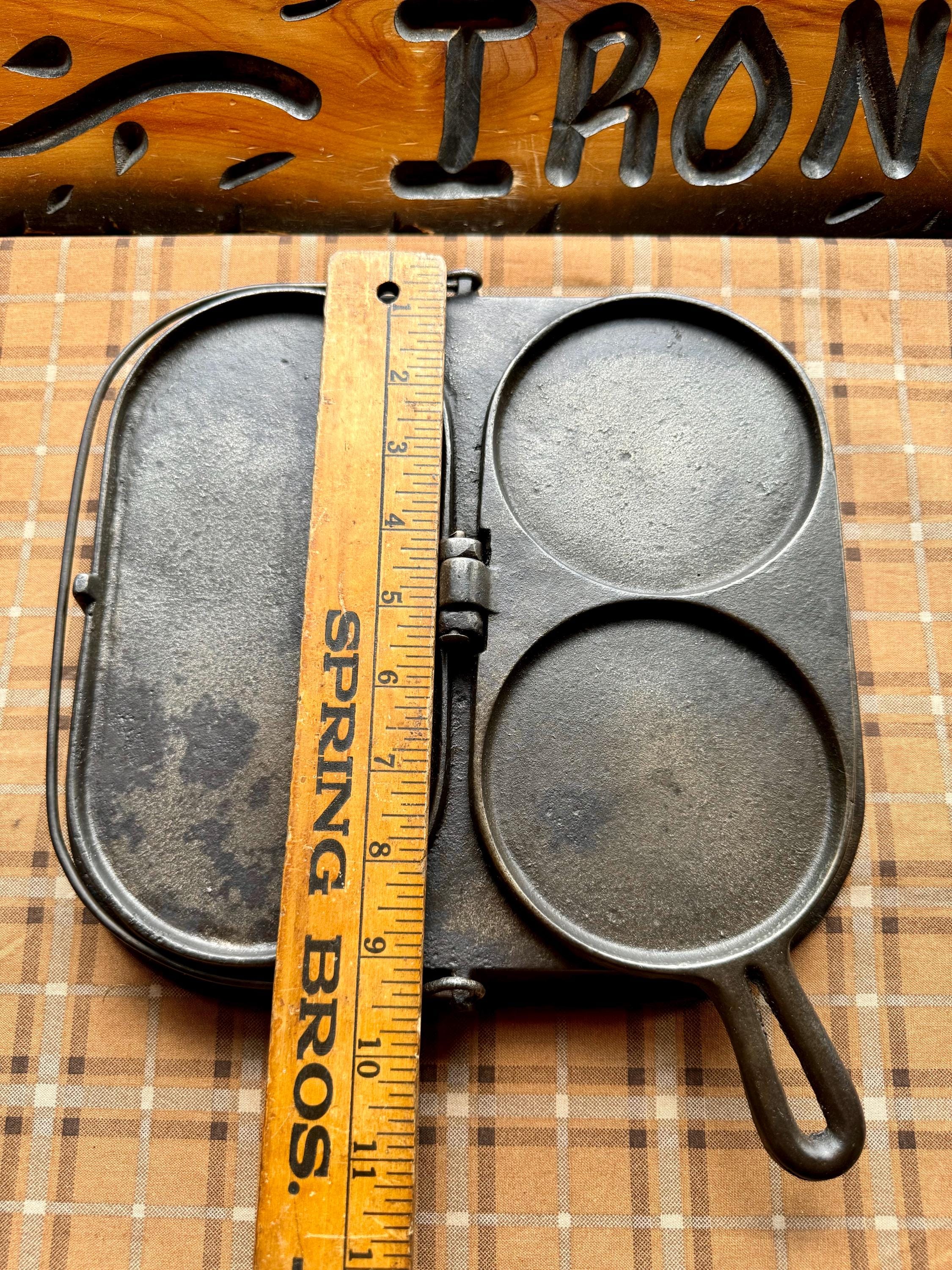 RARE! Sidney #2 Pancake Cast Iron Flip Griddle - Etsy