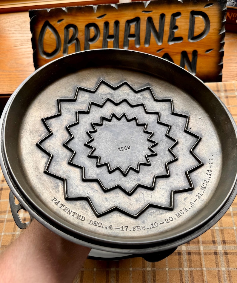 Rare! Wagner #9 Raised Logo Round Roaster Cast Iron Dutch Oven - Etsy