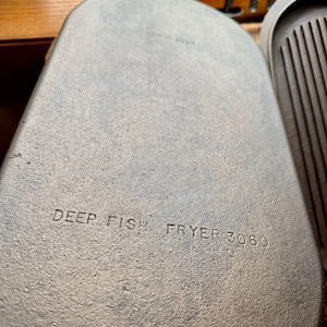Rare! Lodge Deep Sportsman Fish Fryer With Griddle Lid - Etsy