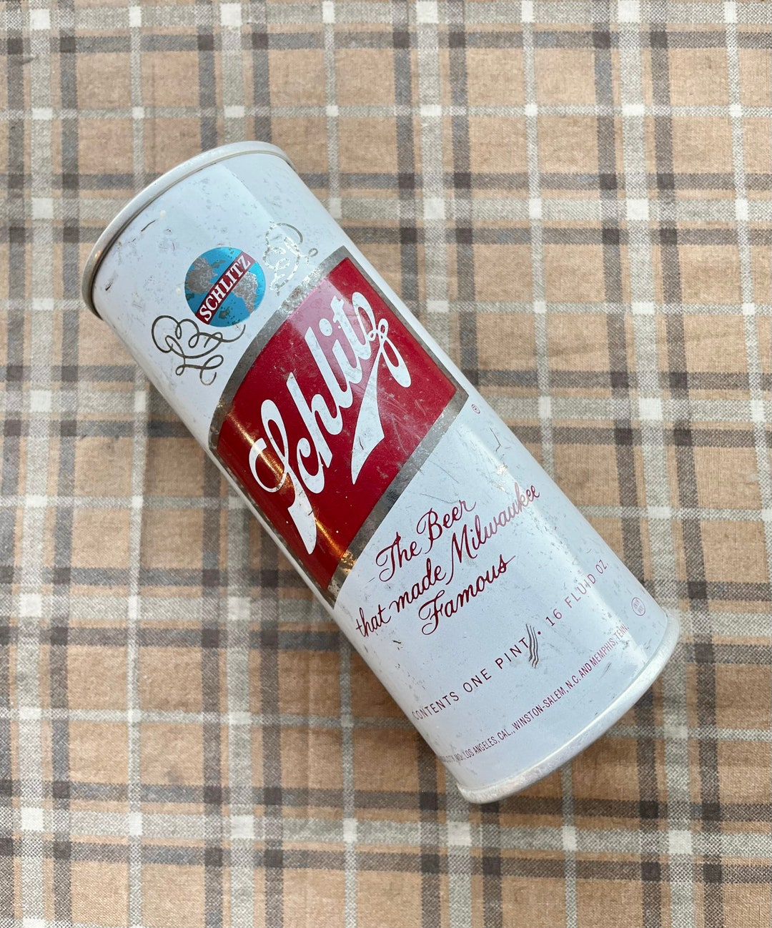 Vintage Schlitz Beer Can Bank - Etsy