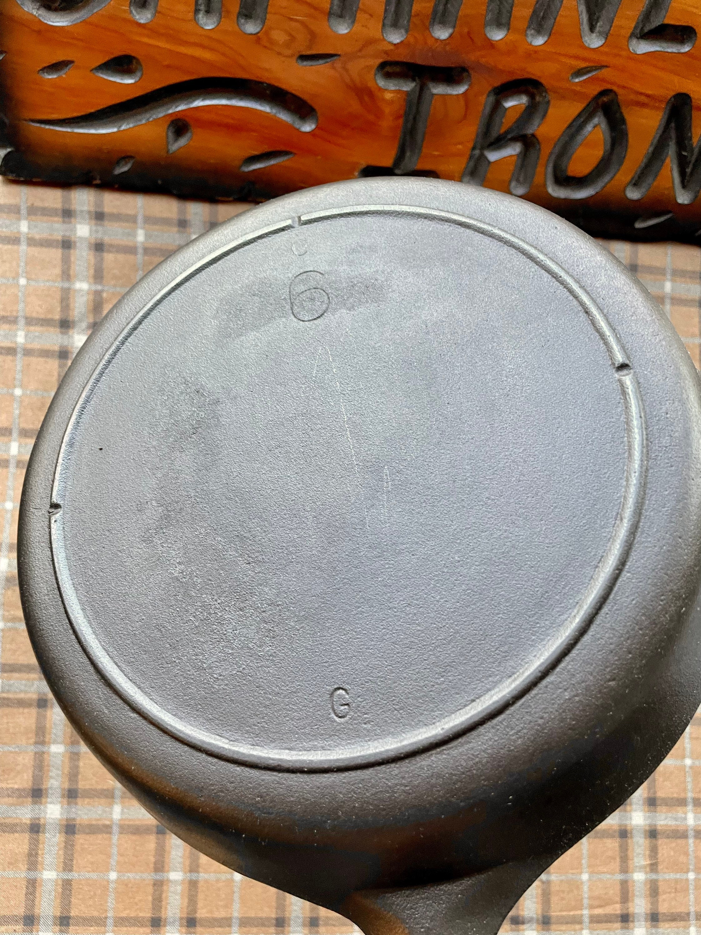 3-notch Lodge #6 Cast Iron Skillet - Etsy