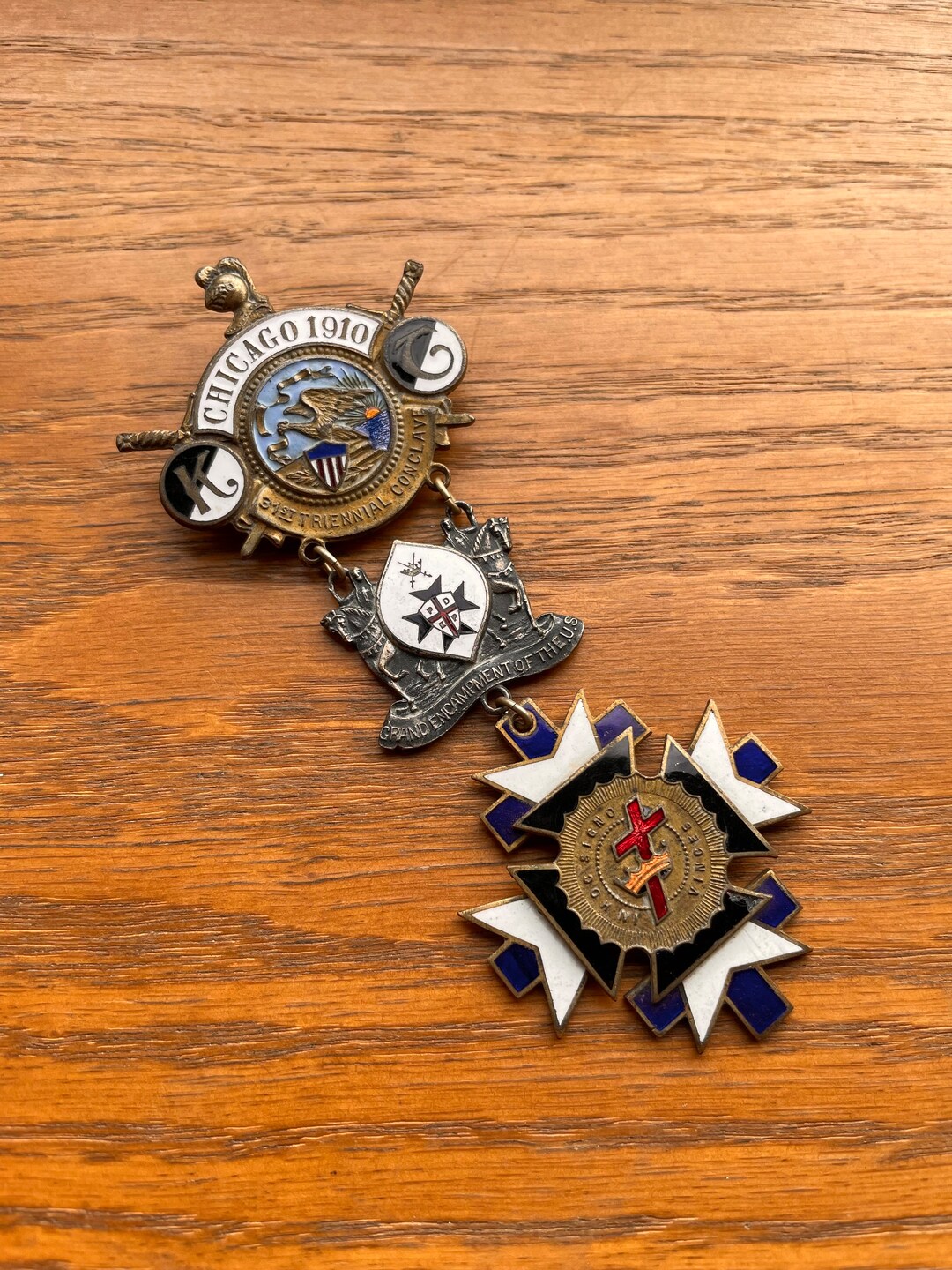 1910 Chicago 31st Triennial Conclave Knights Templar Commandery ...