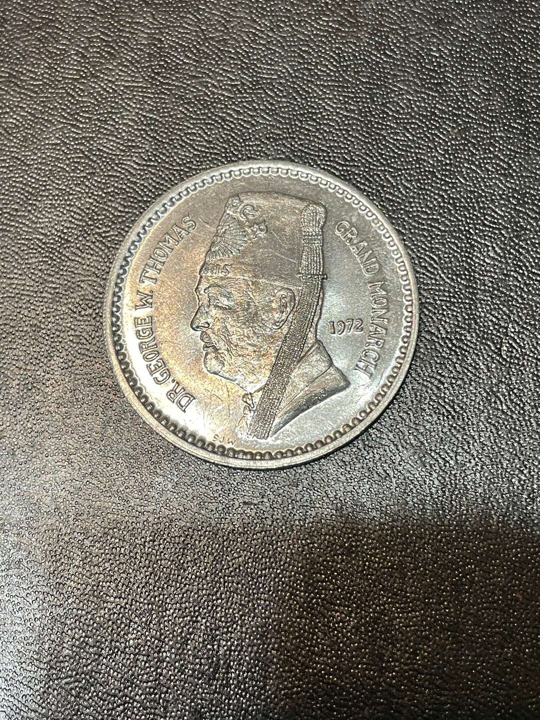 1972 Farhad Grotto Grand Monarch Dr. George Thomas Coin Freemasonry ...