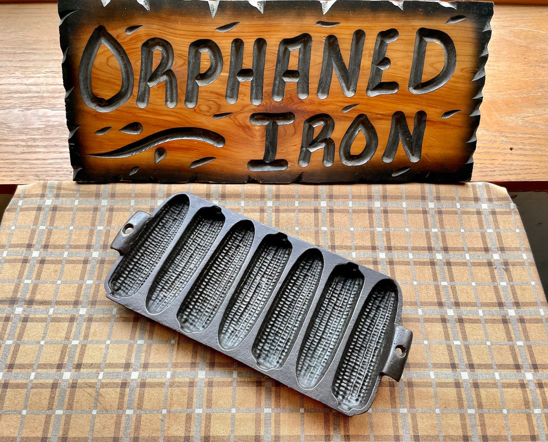 Martin Stove & Range Cornstick Cornbread Cast Iron Pan - Etsy