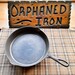 G.M. 8 Initial Cast Iron Skillet - Etsy