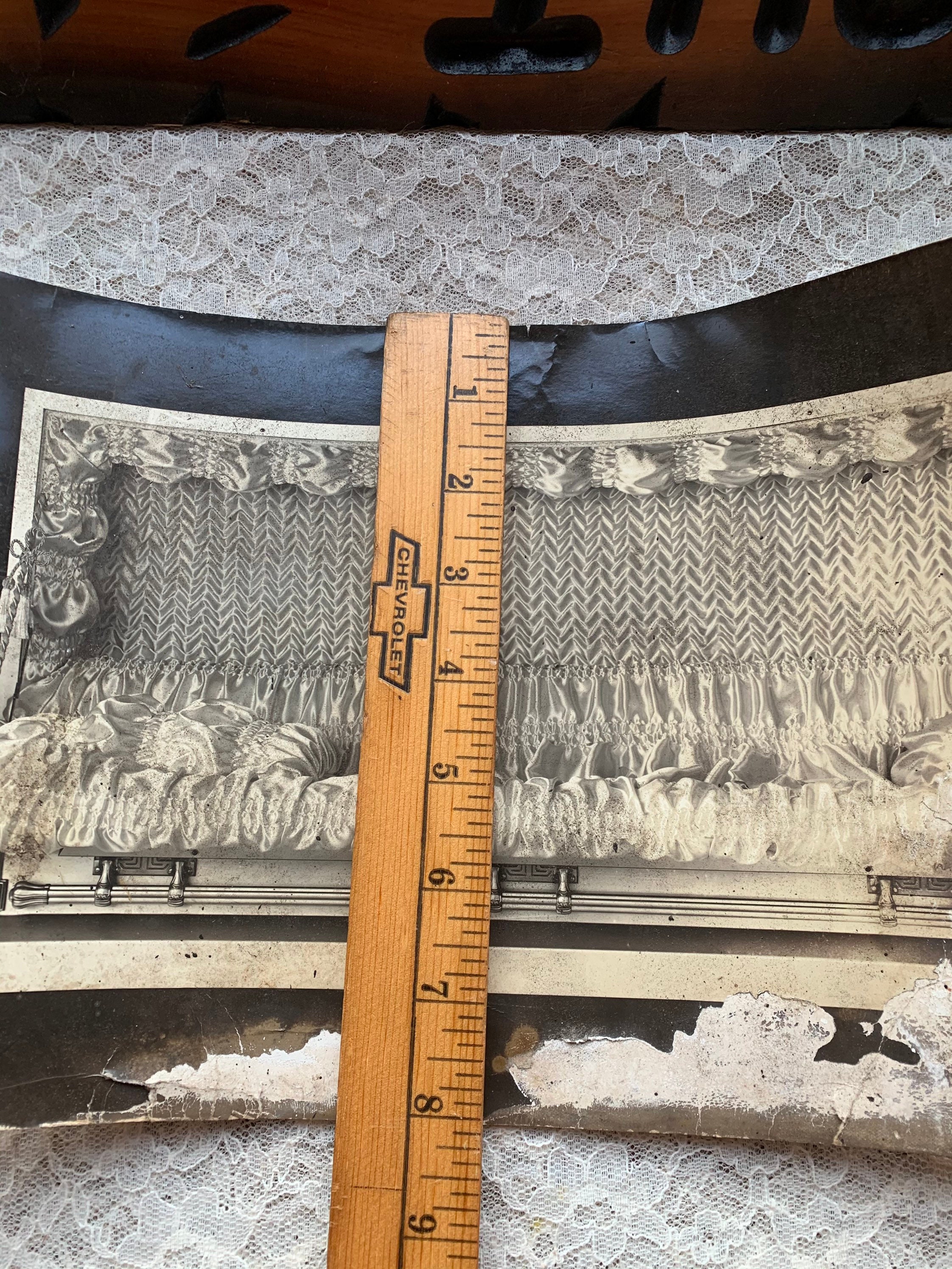 Vintage Casket Salesman Sample Creepy Photo | Etsy