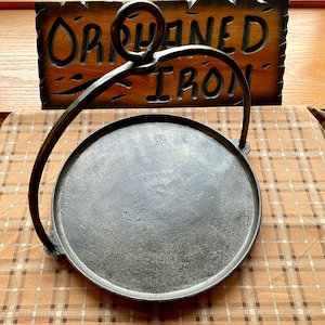 Rare! 1800’s Bailed Rotating Hearth Griddle Cast Iron Skillet - Etsy