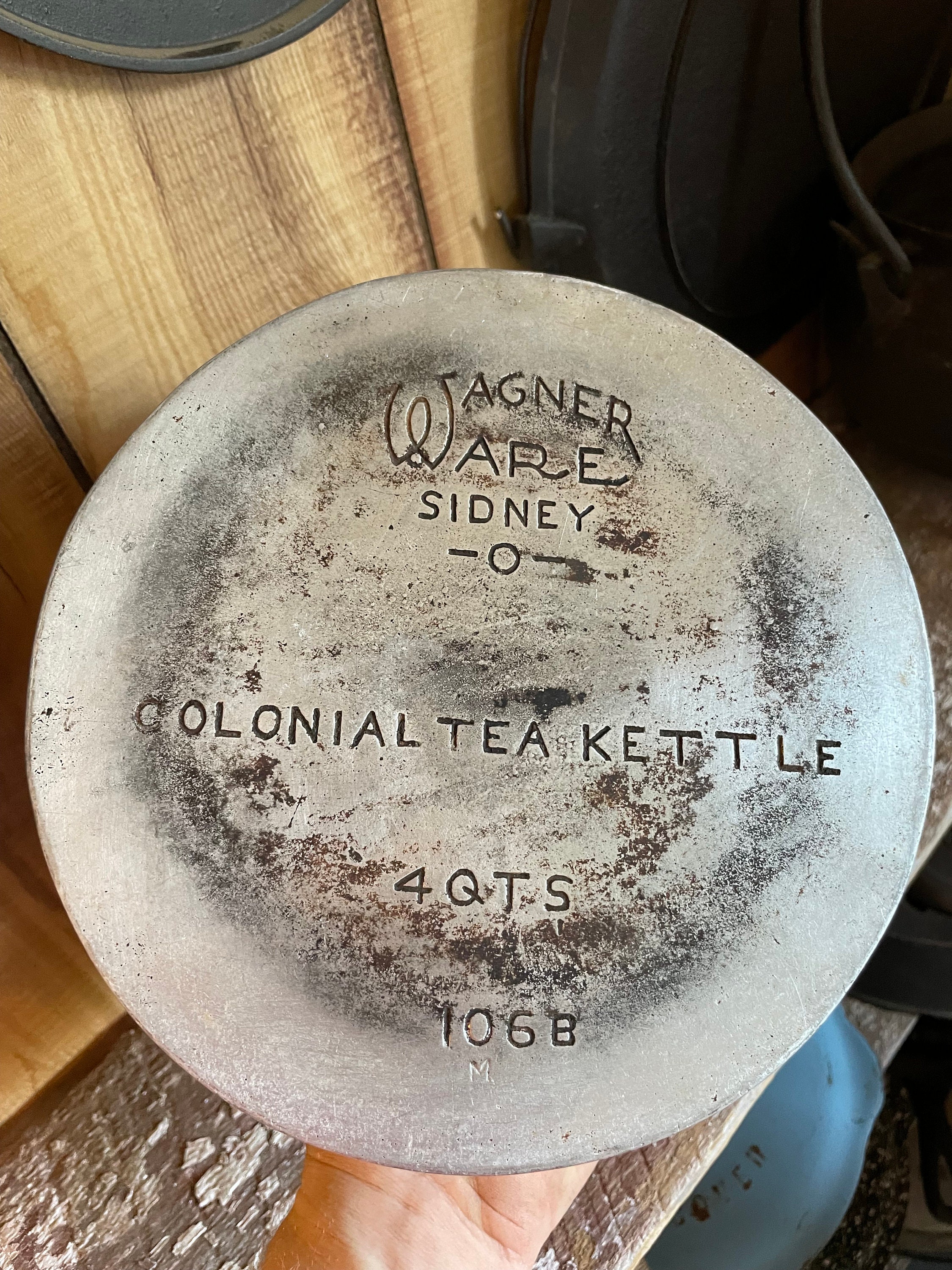 Vintage Aluminum Wagner Colonial Tea Kettle - Etsy