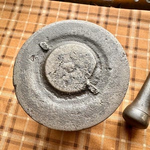 Antique Cast Iron Mortar and Pestle - Etsy