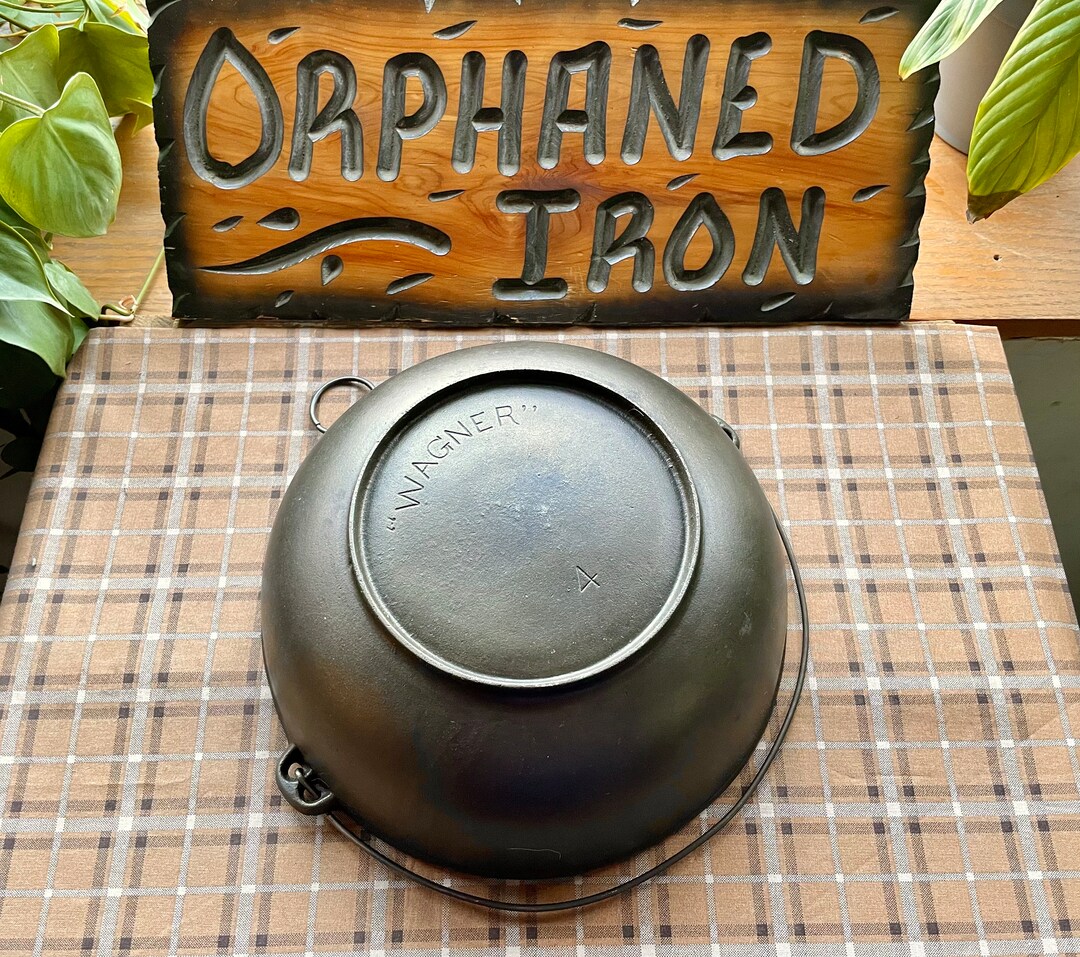 Wagner #4 Arc Logo Scotch Bowl Cast Iron - Etsy