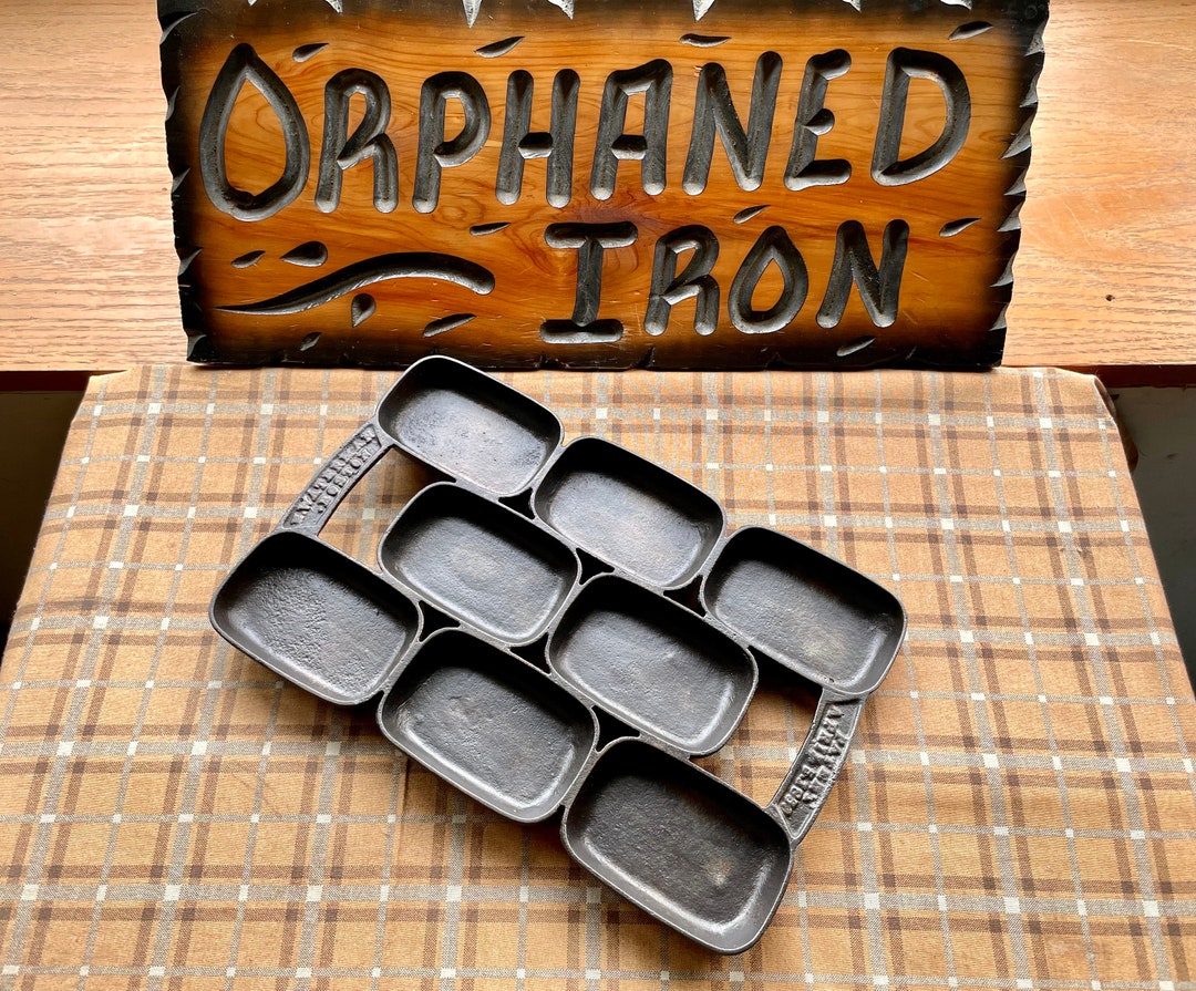 Rare! Waterman 1859 Cast Iron Gem Baking Pan - Etsy