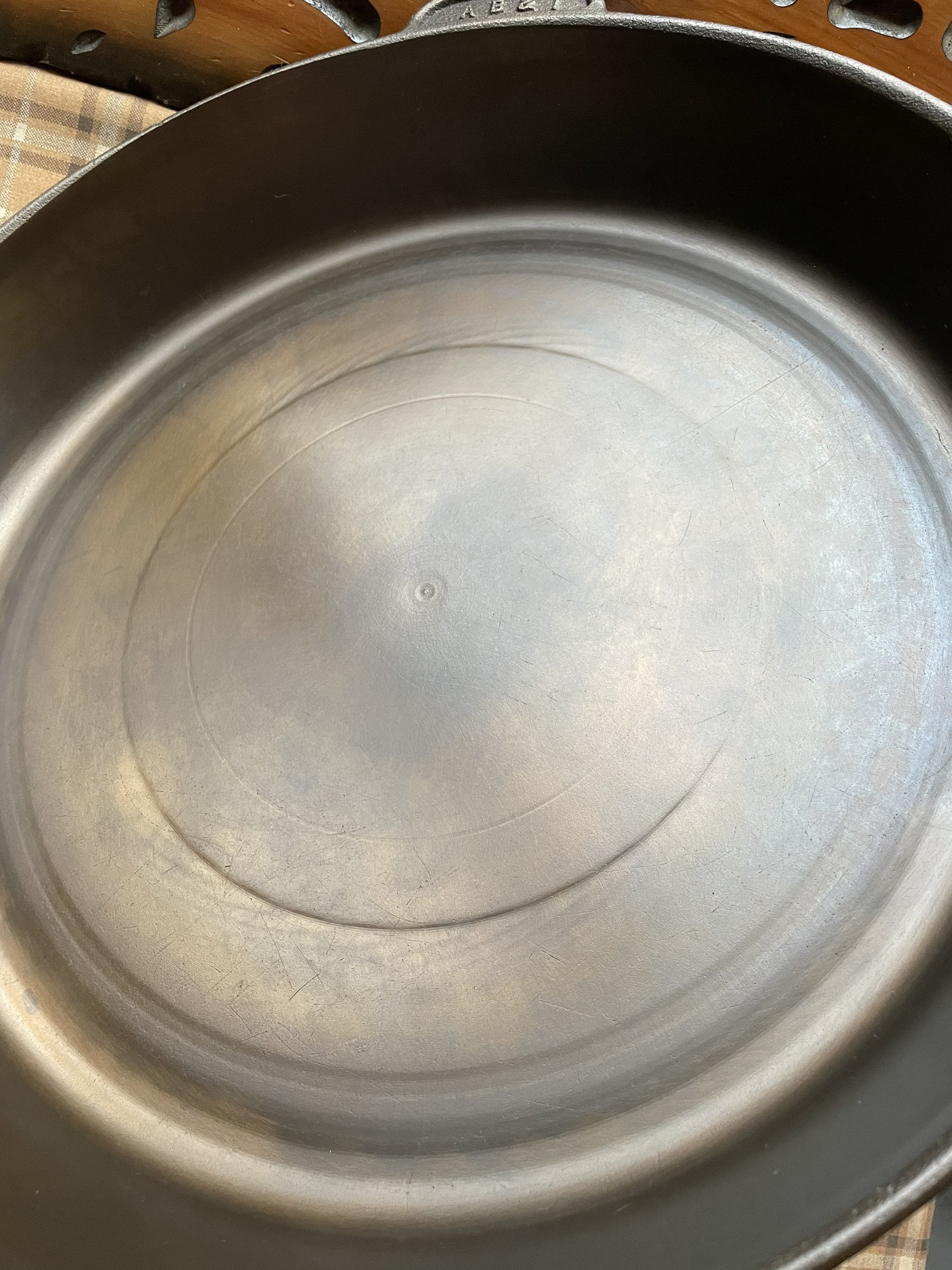 Rare! AB&I #15 Cast Iron Milled Bottom Skillet - Etsy