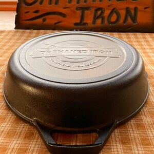 LIMITED EDITION! Orphaned Iron Logo #8 Lodge Cast Iron Skillet - Etsy
