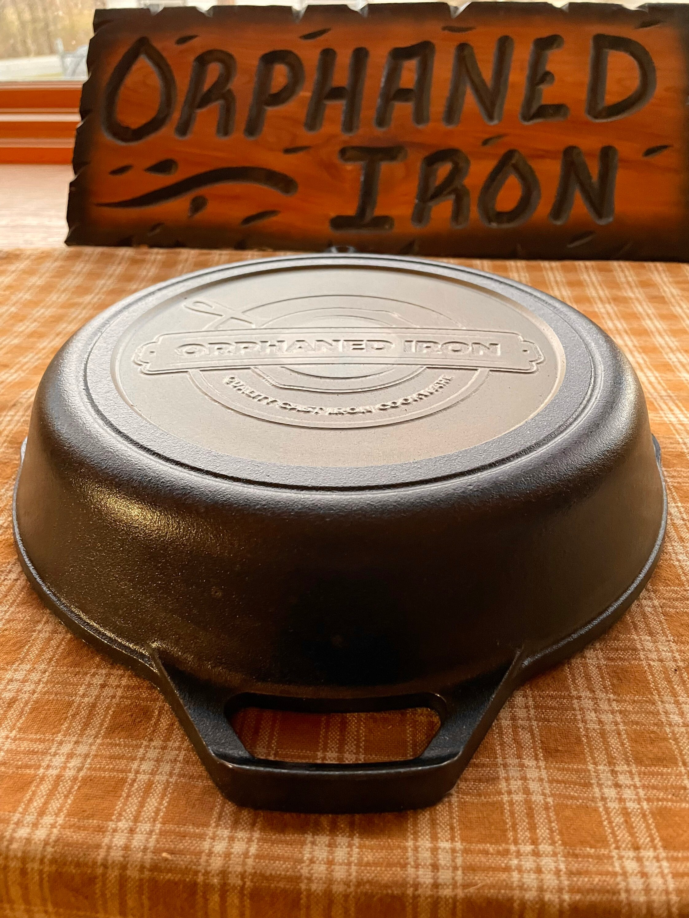 LIMITED EDITION Orphaned Iron Logo 8 Lodge Cast Iron Skillet | Etsy
