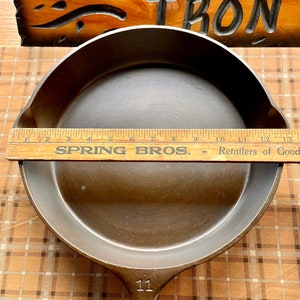 RARE! Wagner Ware #11 Pie Logo Cast Iron Skillet - Etsy